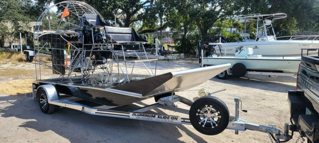 Custom Airboat Boat Trailer - Owens & Sons